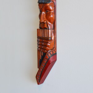 Vintage Inca Civilization Bolivian Folk Art Hand Carved Wood Sculpture ...
