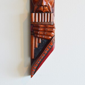 Vintage Inca Civilization Bolivian Folk Art Hand Carved Wood Sculpture ...