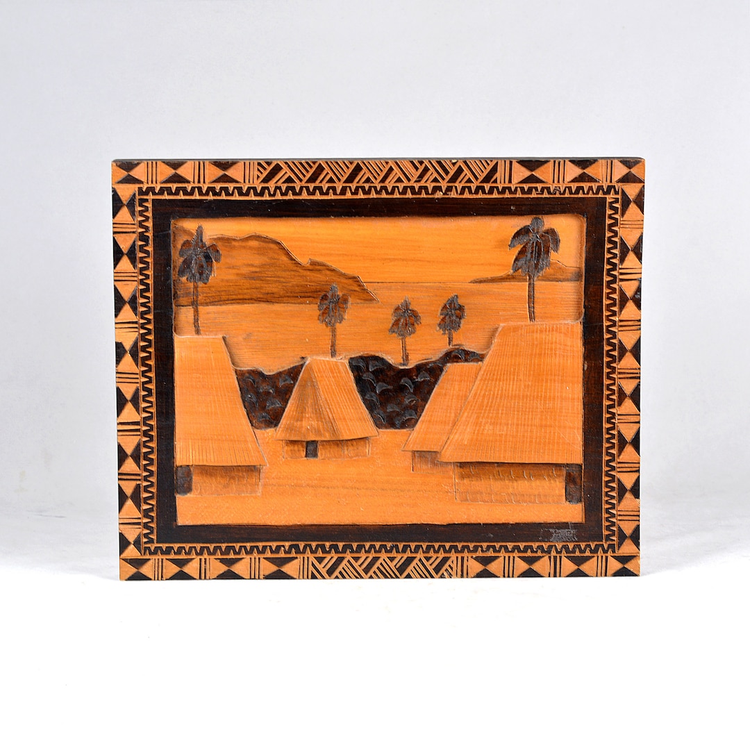 Oceania Pacific Islands Melanesian Art Handmade Wall Hanging Wooden ...