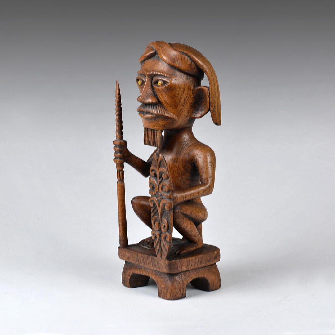 Rare Museum Quality Austronesian Tribal Art Hand Carved Nias People ...