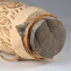 Vintage Austronesian Folk Musical Instrument Handcrafted Lizard Skin ...