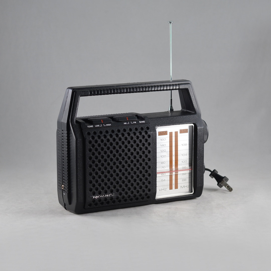Vintage 1980s Realistic Radio Shack 12-711 AM FM Radio Working - Etsy