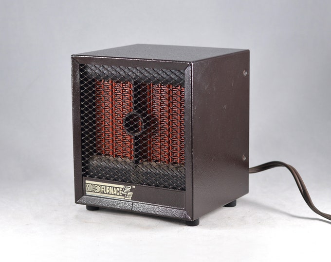 Rare Small Vintage Micro Furnace EE Ceramic Fan Heater MDJ-MF-100-12 ...