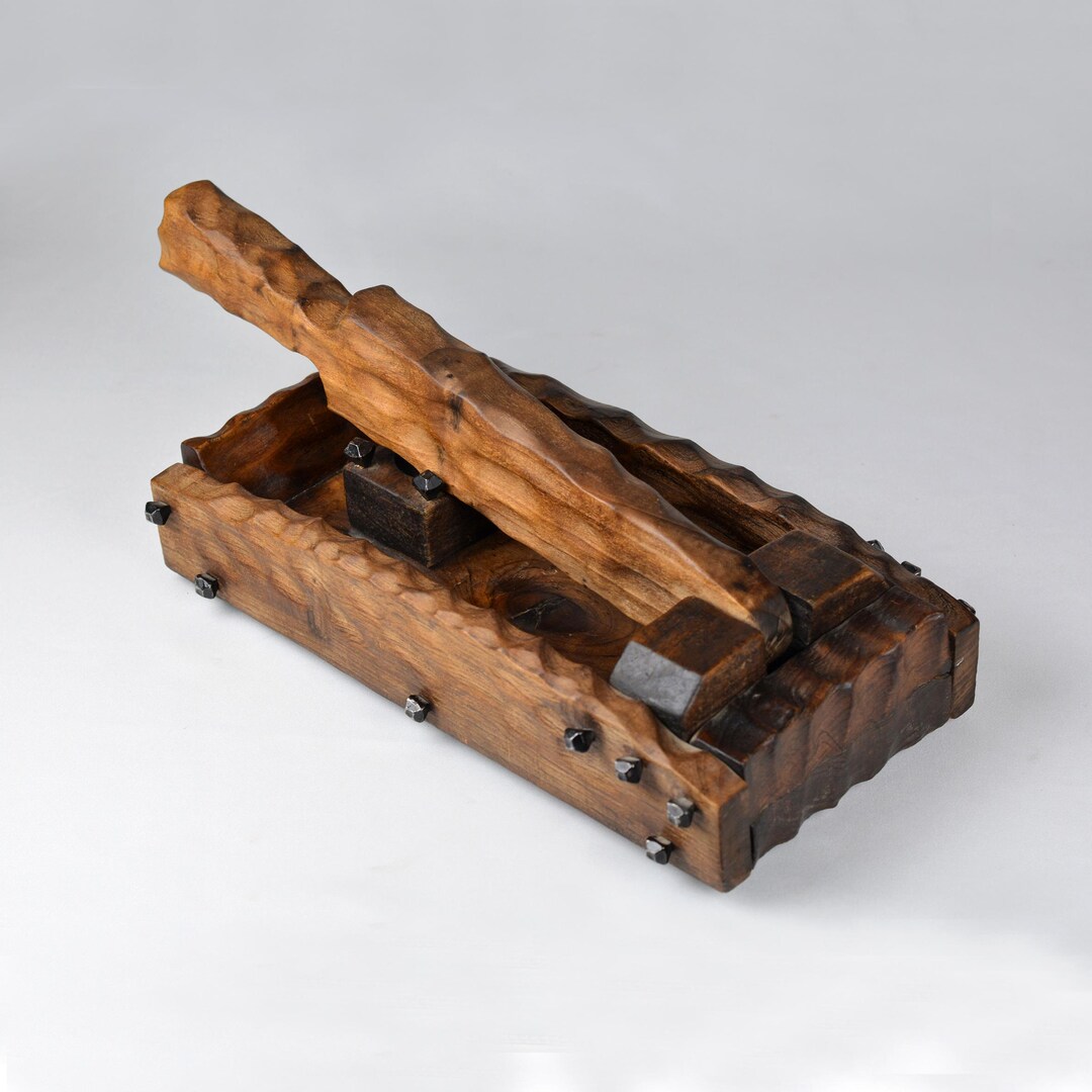 Large Vintage Farmhouse Style Rustic Wooden Nutcracker N3667 - Etsy