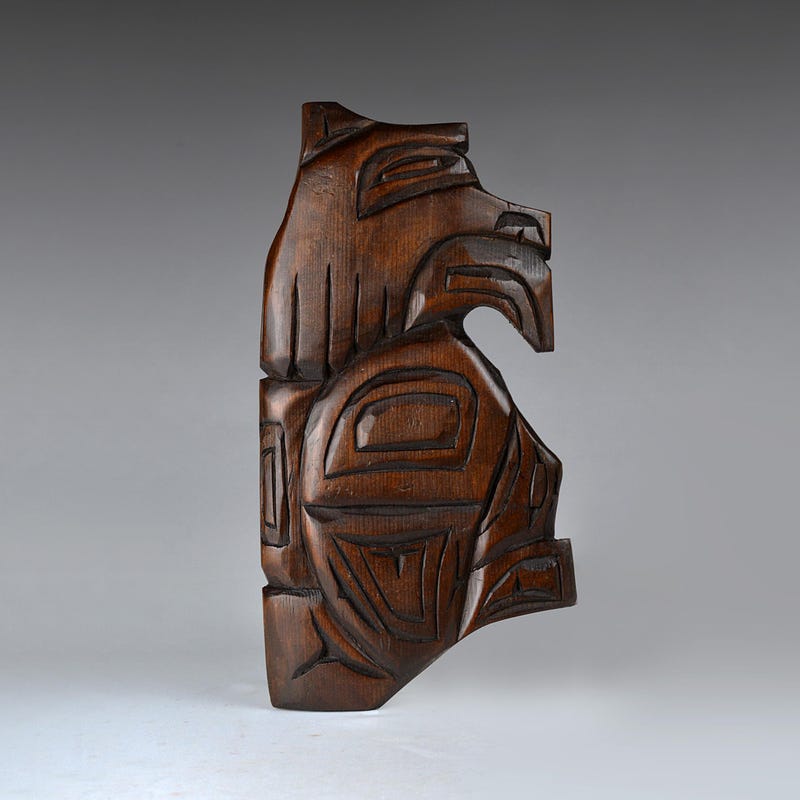 Vintage Carved Salish Art - Etsy Canada