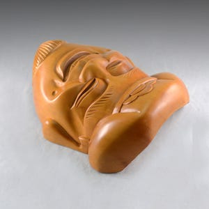 Vintage Japanese Traditional Folk Art Ittobori Wood Carving Daikoku ...