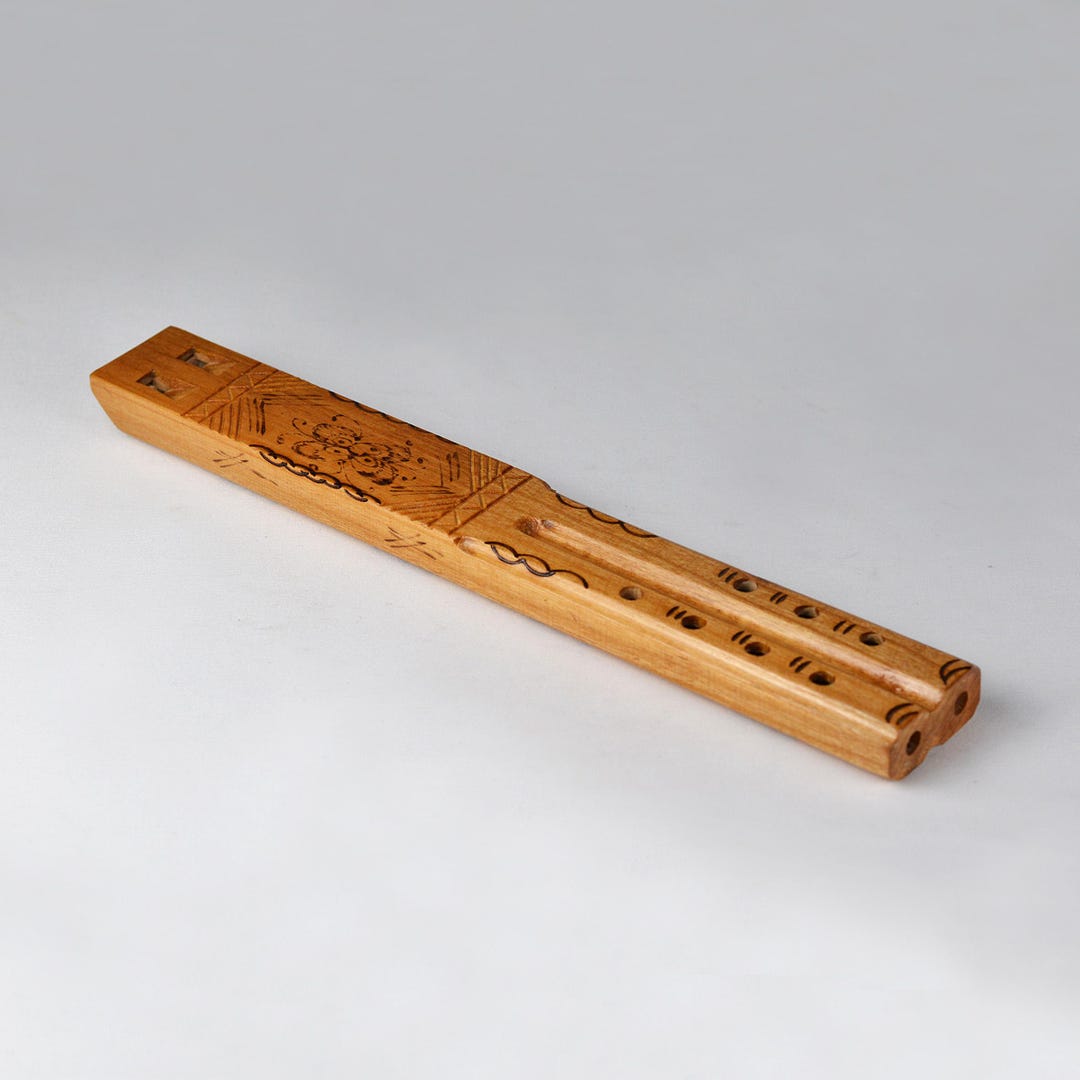 Vintage Slavic Folk Instrument Bosnian Traditional Wooden Flute Made in ...