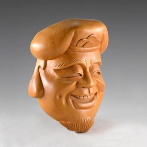 Vintage Japanese Traditional Folk Art Ittobori Wood Carving Daikoku ...