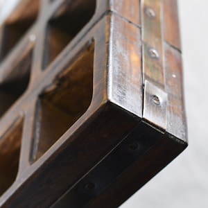 Vintage Rustic Style Farmhouse Decor Handmade Wooden Storage Box With ...