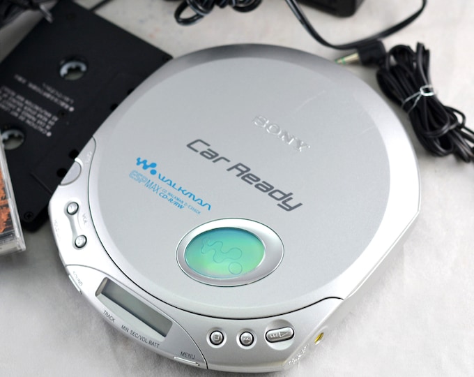 Sony Portable CD Player Car Ready Walkman D-E356CK Comes With Cd/earphone and More - Etsy