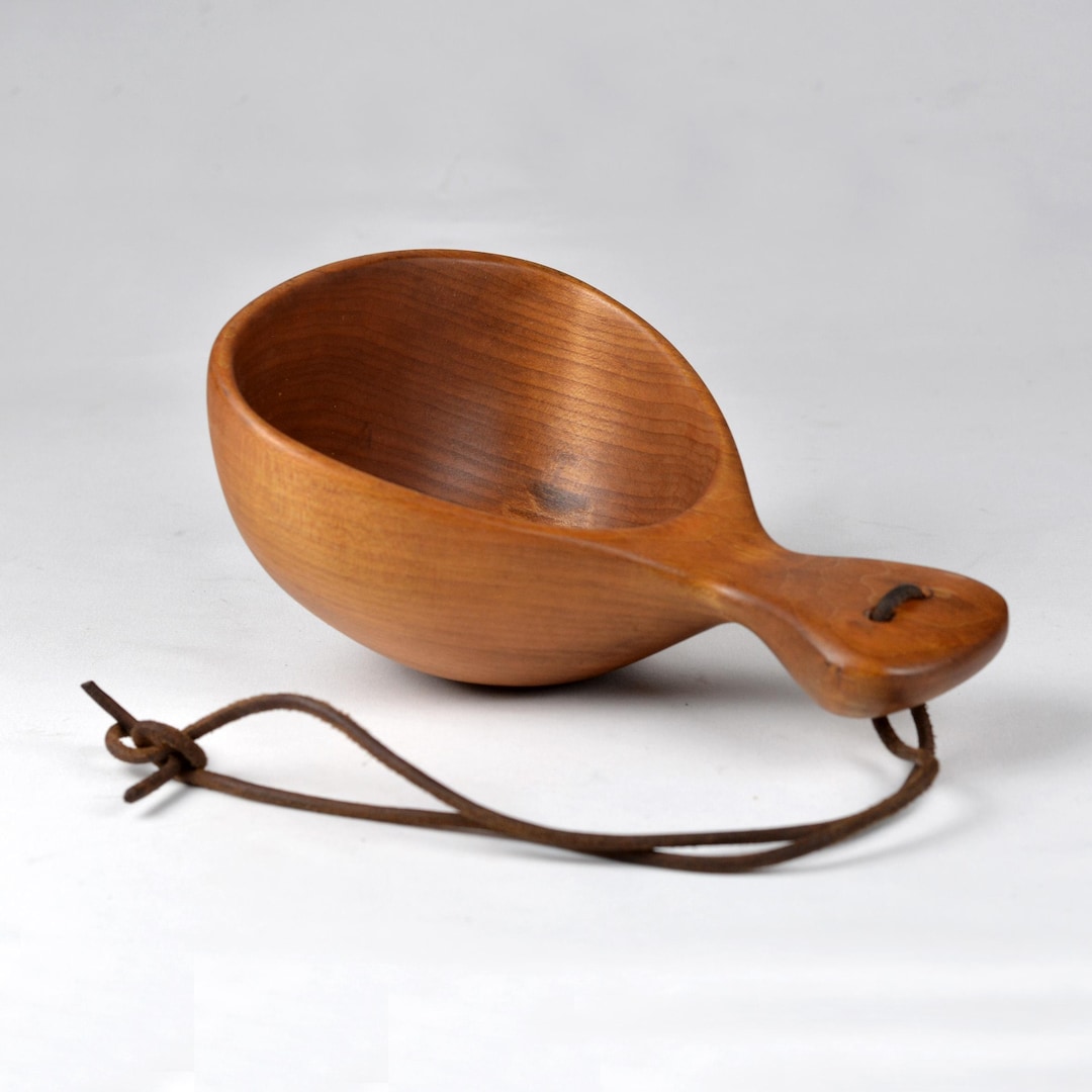 Vintage Scandinavian Traditional Bushcraft Folk Art Hand Carved Wooden ...