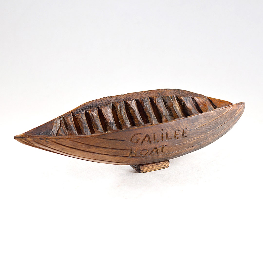 Ancient Galilee Boat jesus Boat Carved Wooden Model 9.9/ 25.2cm L - Etsy