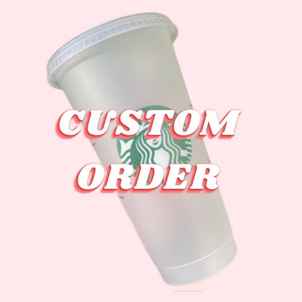 Create Your Own Starbucks Cup - Etsy