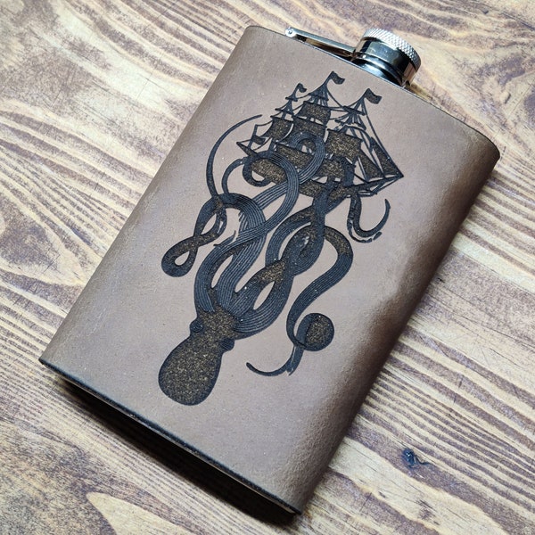Pirate Flask - Etsy