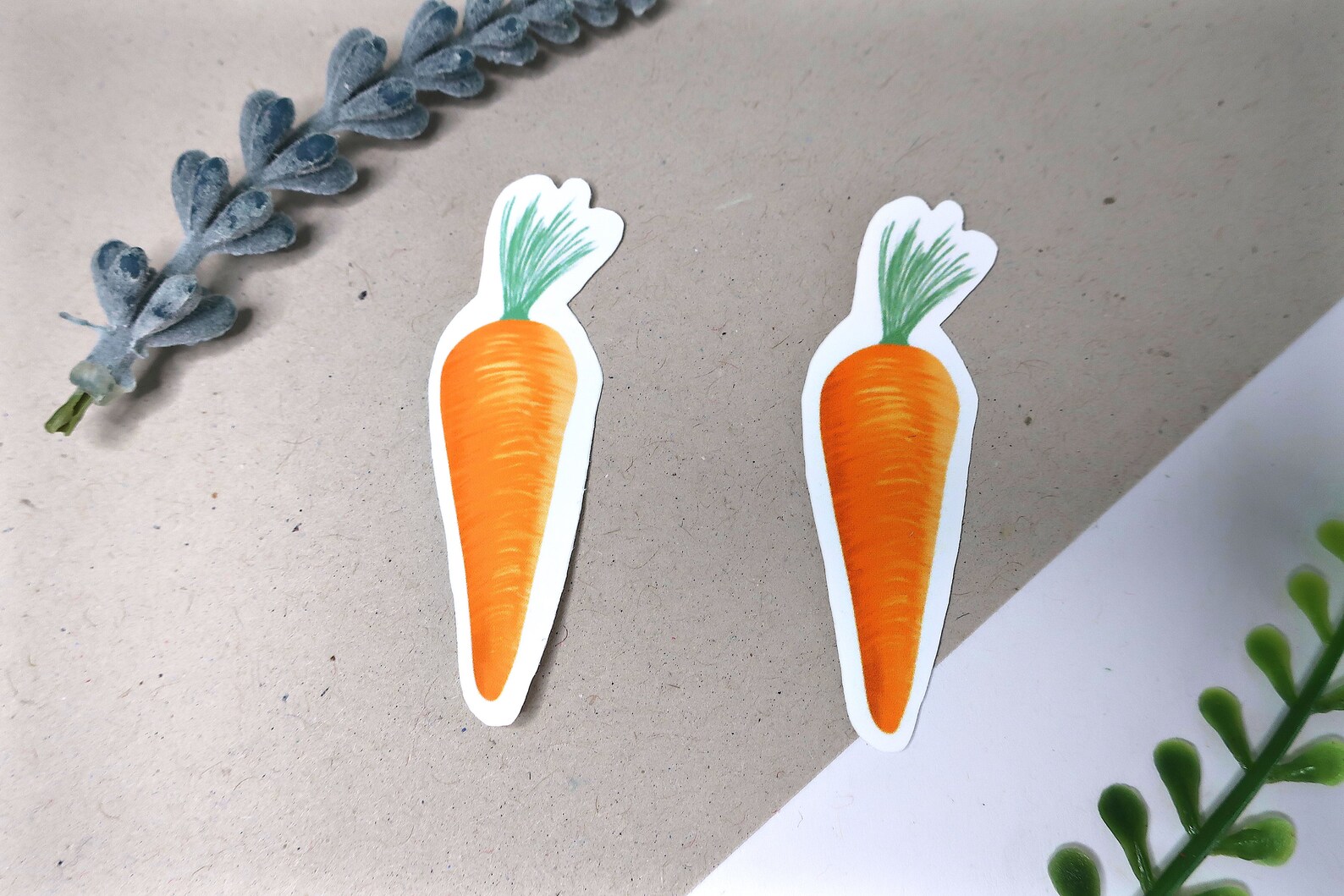 Carrot Sticker // Food Sticker Veggie Journaling Art - Etsy