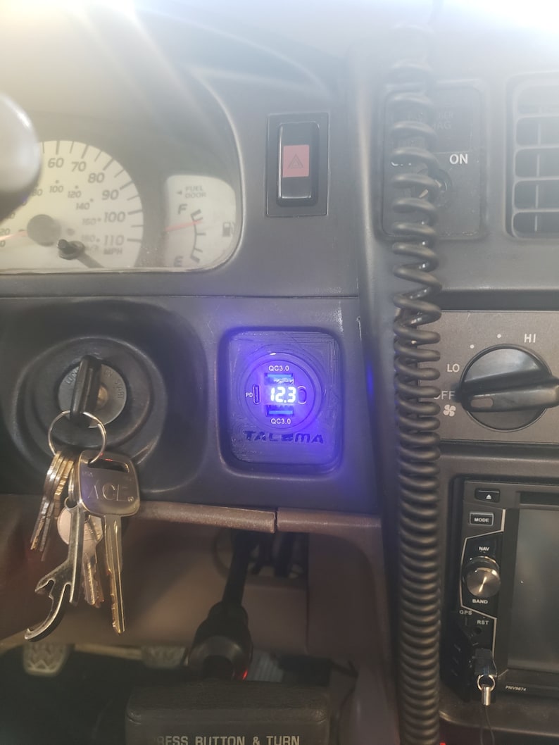 1st Gen Tacoma Clock Plate - 3d File - Etsy