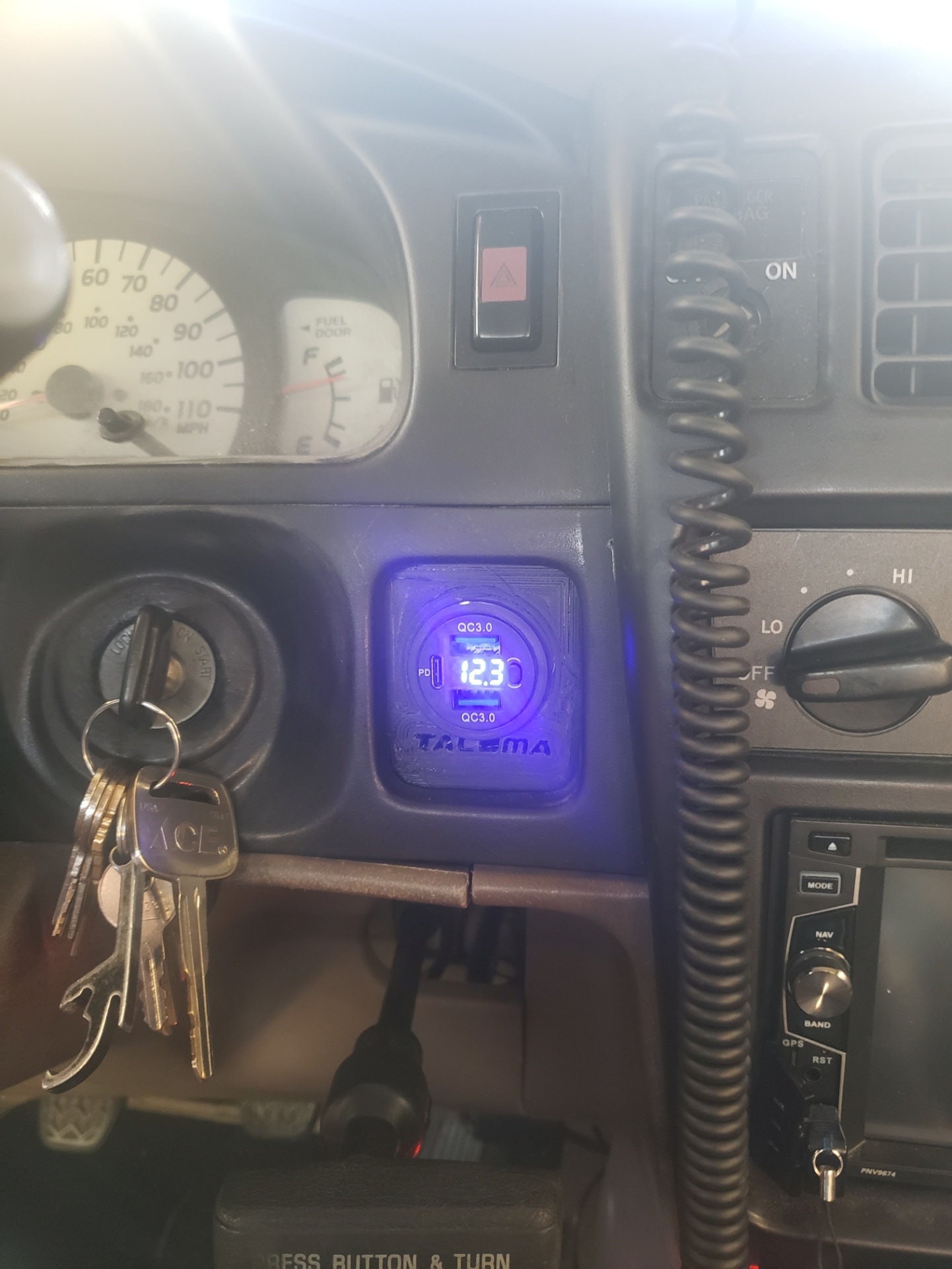 1st Gen Tacoma Clock Plate - 3d File - Etsy