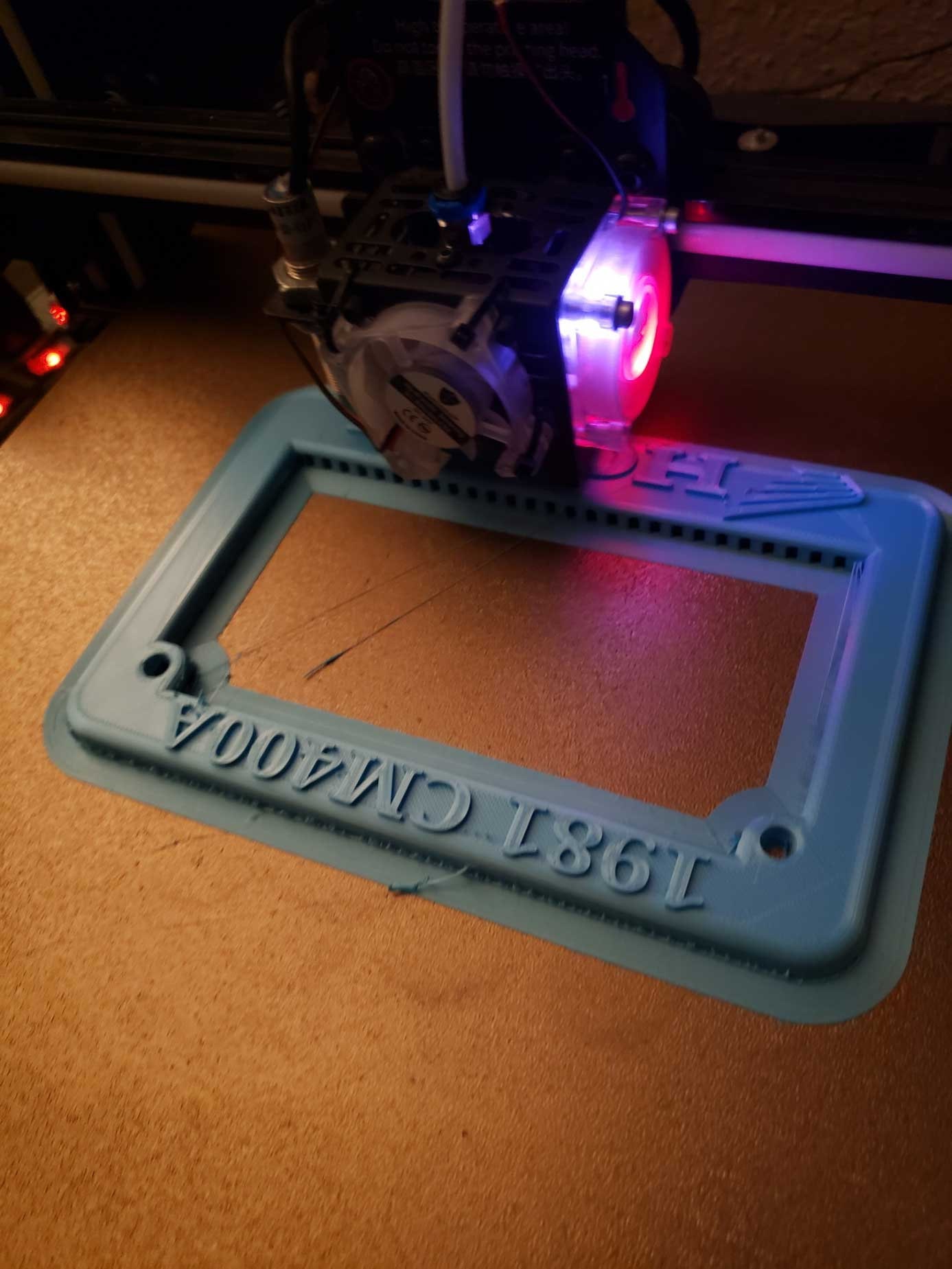 Custom Motorcycle License Plate Frame - Etsy