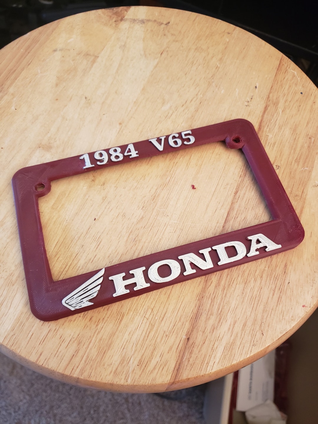 Custom Motorcycle License Plate Frame - Etsy