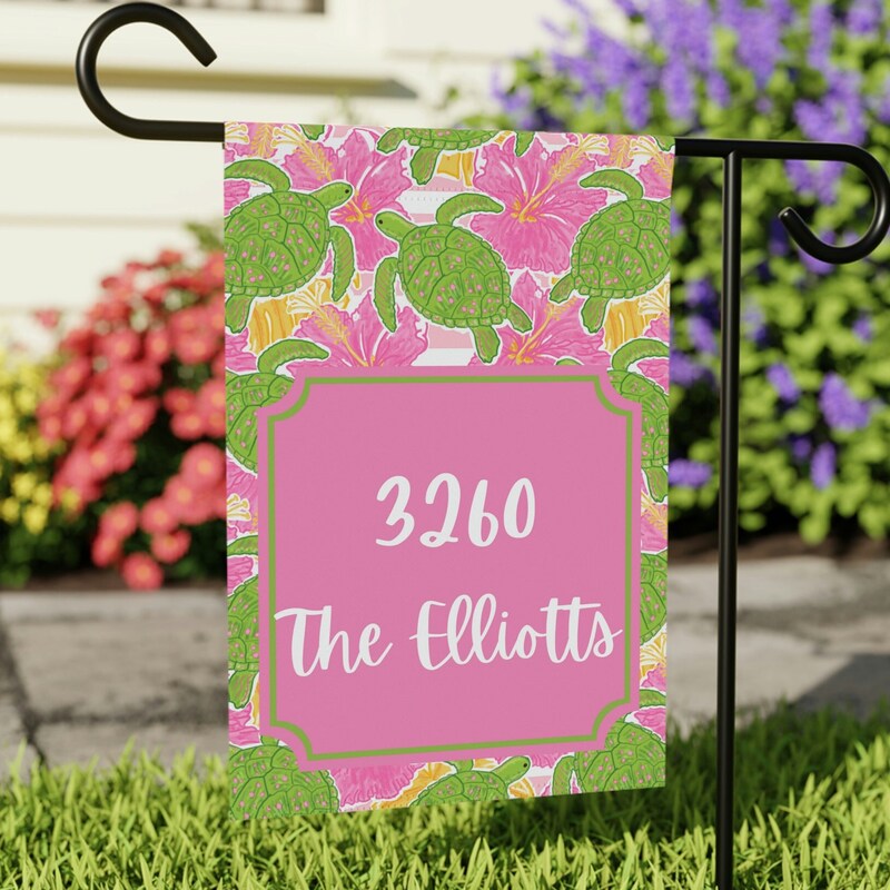 Sea Turtle Garden Flag - Etsy