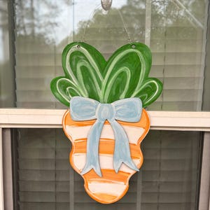 Easter Door Hanger Front Porch Sign Spring Front Porch Carrot Easter ...