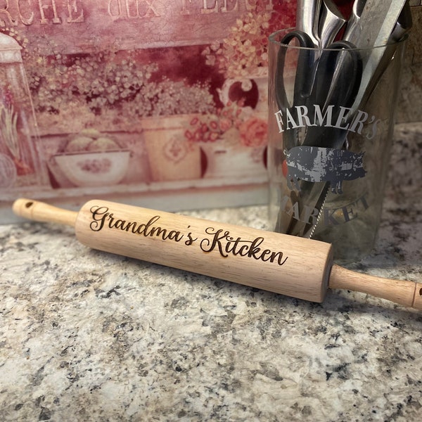 Engraved Rolling Pin - Make Your Own Rolling Pin