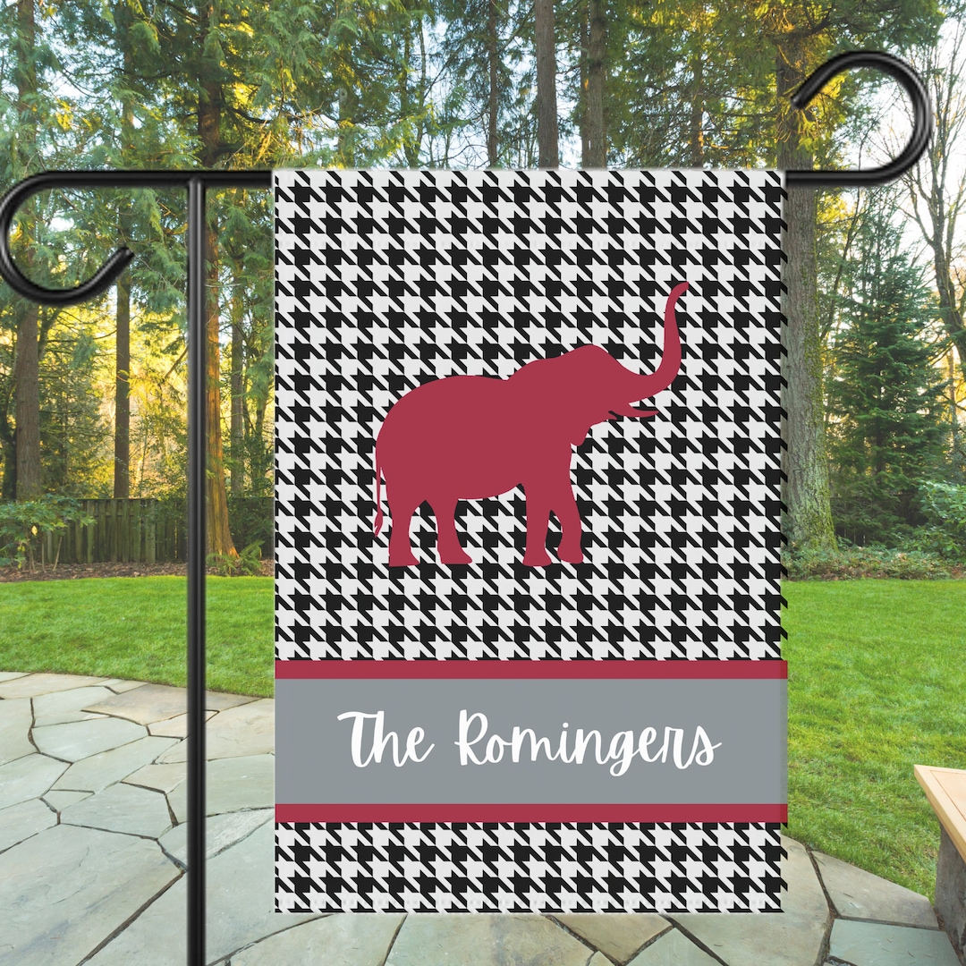 Personalized Garden Flag, Alabama Welcome Flag, College Team Decor ...