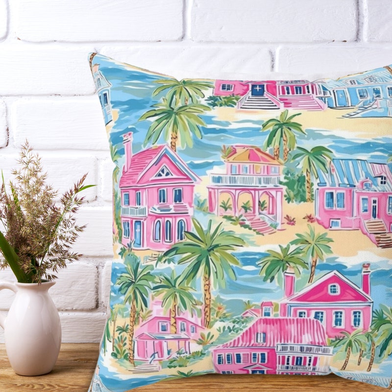 Preppy Pillow - Etsy