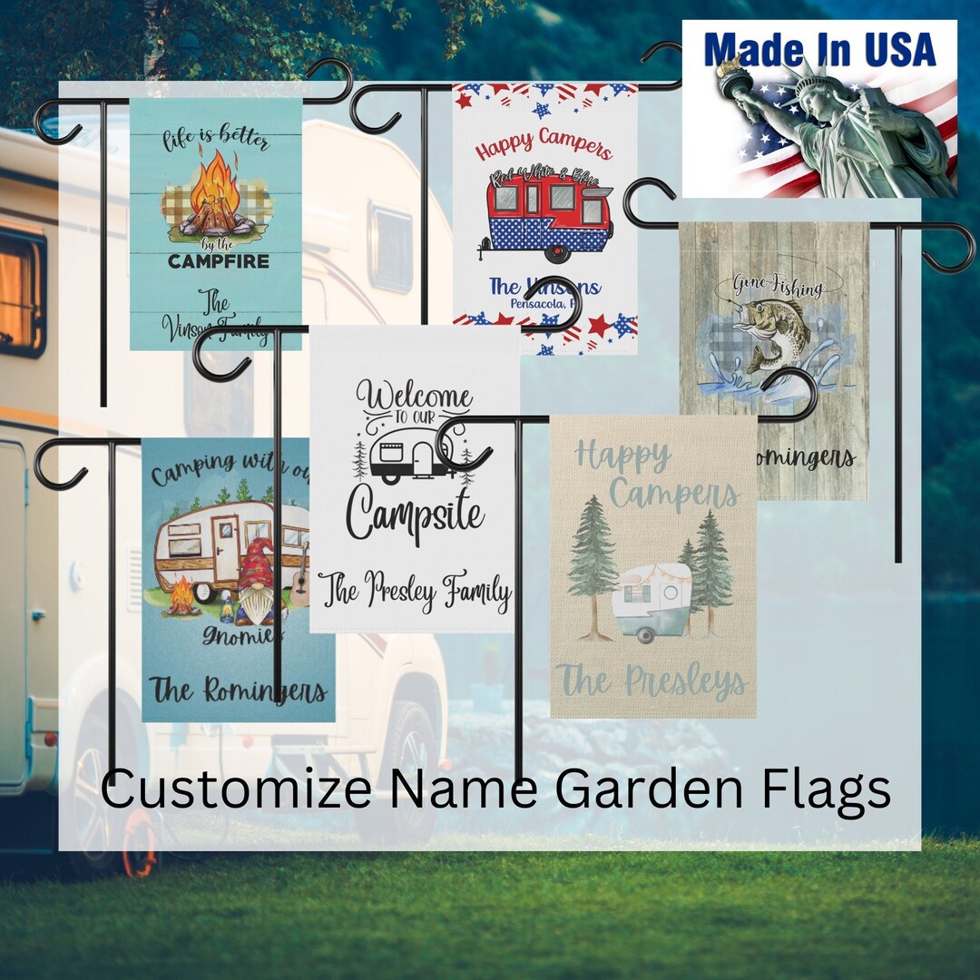 Campsite Flag Life is Better Camping Garden Flags | Camping is Our ...