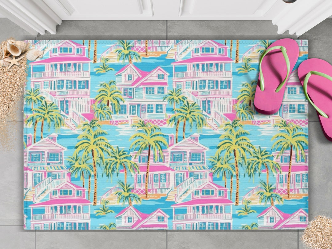 Coastal Area Rug, Beach House Decor, Beach Home, Area Rug for Beach ...