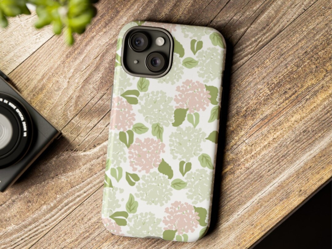 Phone Case, Gift for Her, Hydrangeas Case for iPhone Case Samsung Case ...