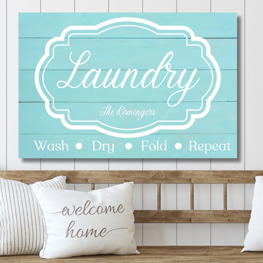 Laundry Aluminum Sign Sign for Laundry Room Laundry Room Wall Art - Etsy