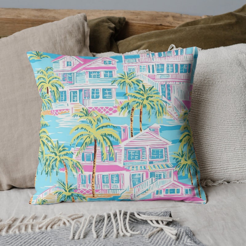 Preppy Pillow - Etsy