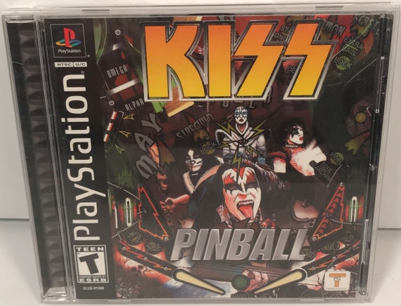 Vintage Playstation 1 Kiss Pinball CD Game Black Edition Take - Etsy