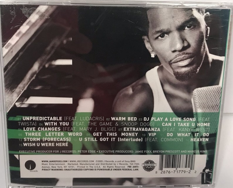 Vintage Jamie Foxx Unpredictable First Pressing CD Geffen Records 71779 ...