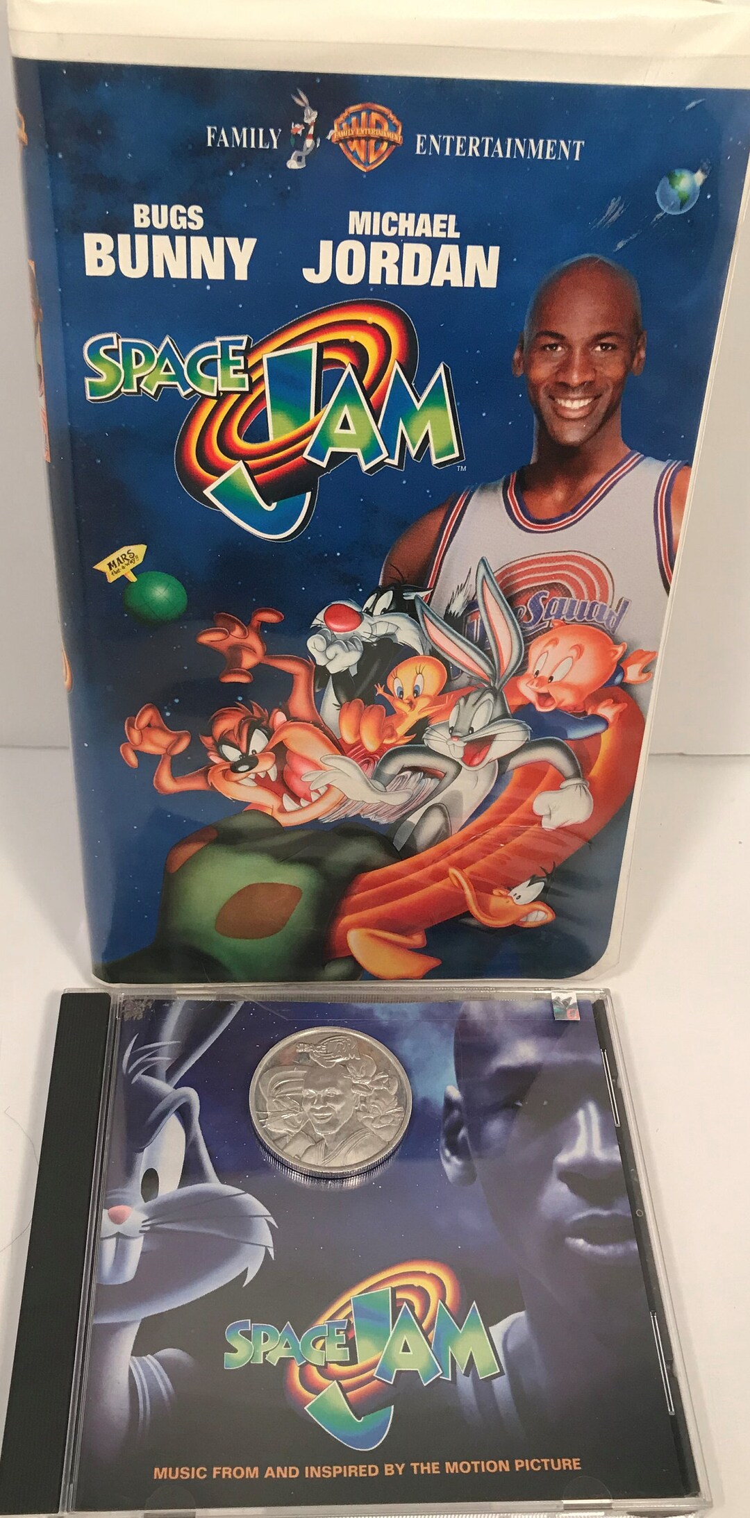 Vintage Michael Jordan Space Jam Collector's Pack With VHS Movie ...