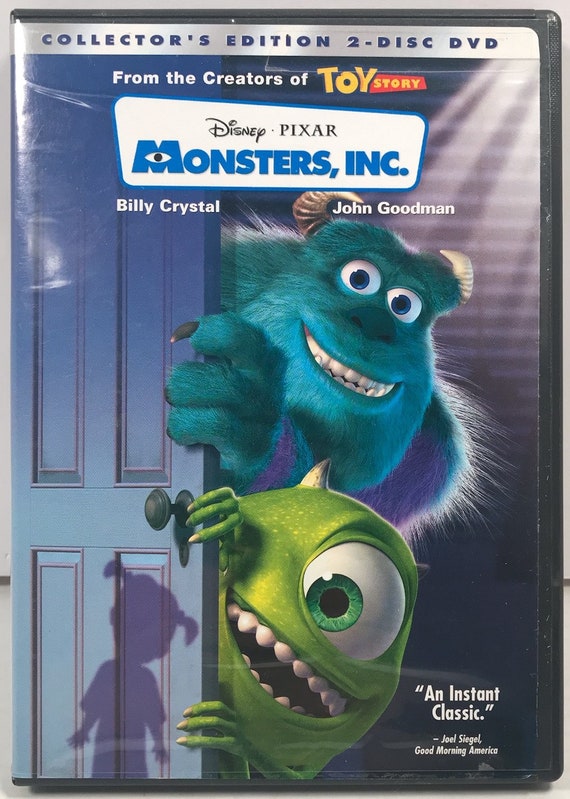 Vintage Disney Pixar Monsters Inc Collectors Edition 2 Disc - Etsy