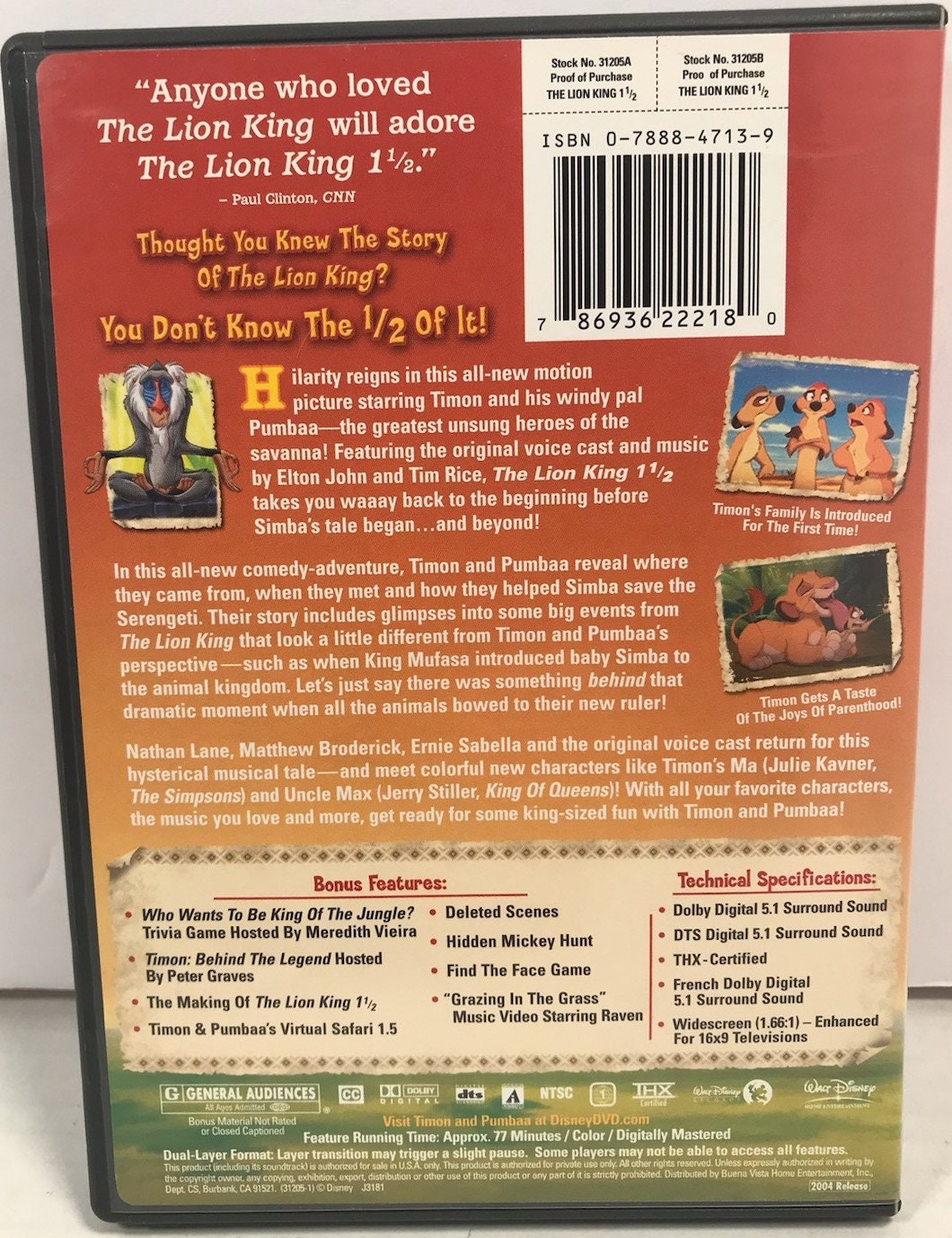Lion King 1 12 Dvd Cover