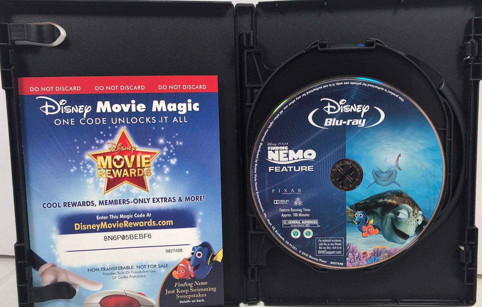Disney Pixar Finding Nemo 3 Disc Collector's Edition With Blu Ray and ...