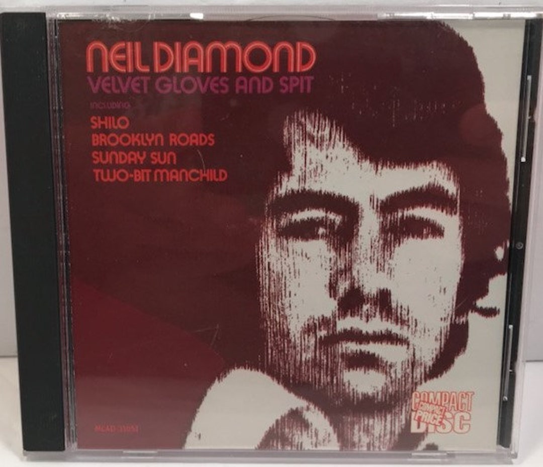 Vintage Neil Diamond Velvet Gloves and Spit First CD Issue MCA Records ...