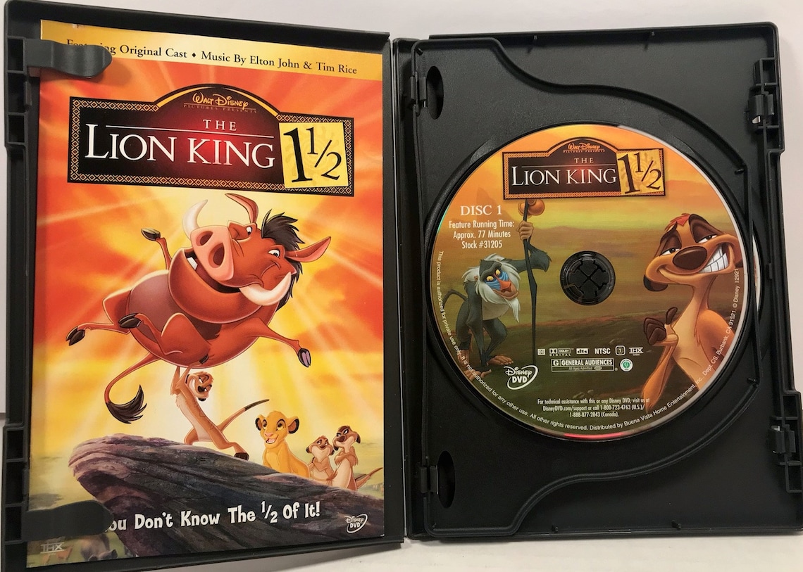 Walt Disney The Lion King Dvd Two Disc Lion King Dvd
