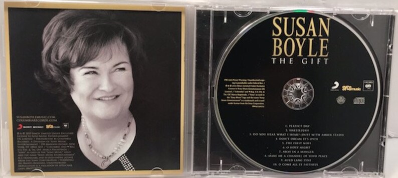Susan Boyle the Gift First Pressing CD Sony Music Near Mint Condition ...