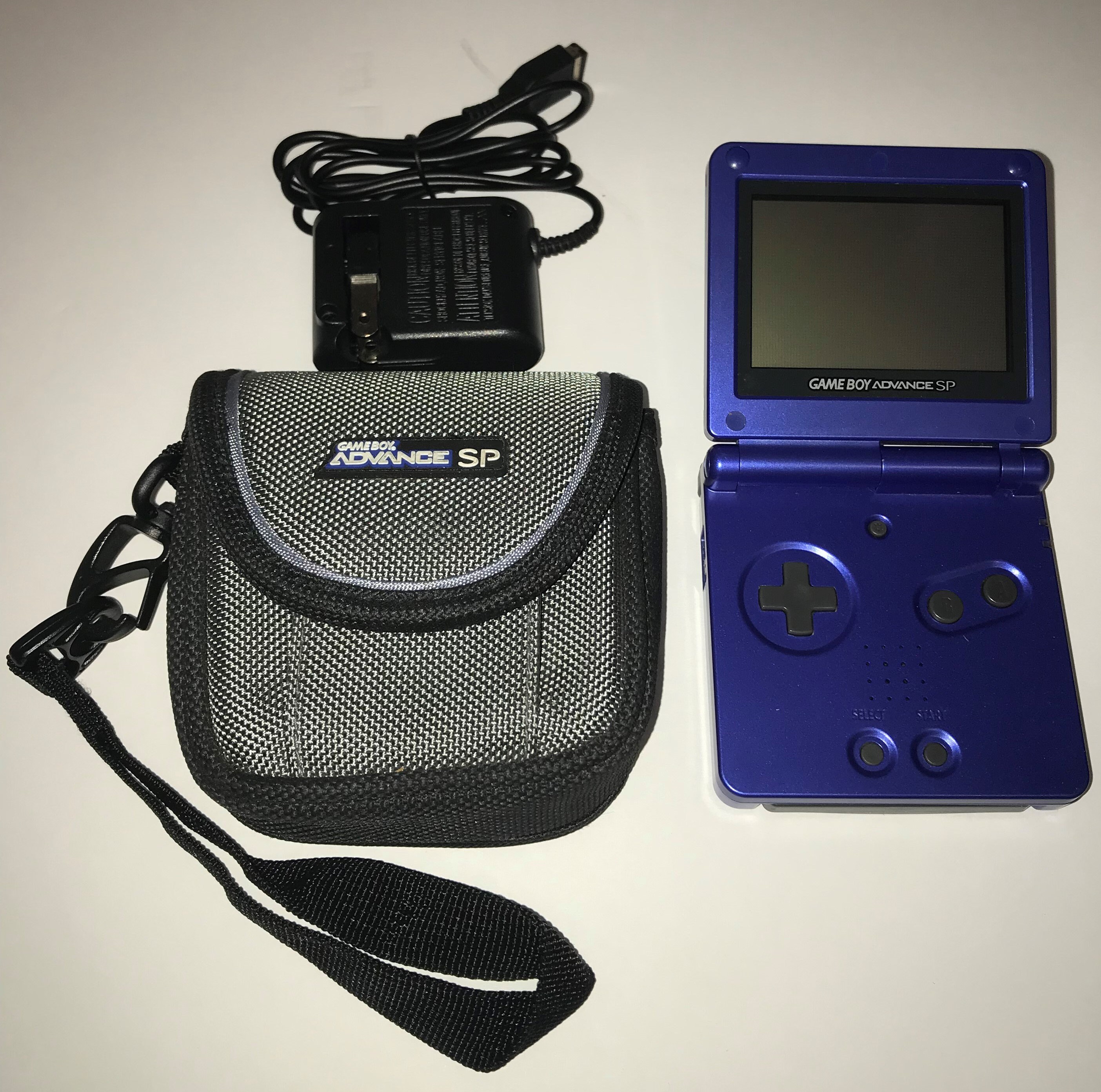 Nintendo Game Boy Advance SP Silver Platinum AGS-001 + 2 Games Charger ...