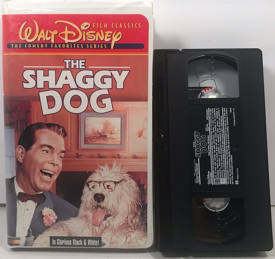 Vintage Walt Disney the Shaggy Dog VHS Movie Tape 1996 Near Mint ...