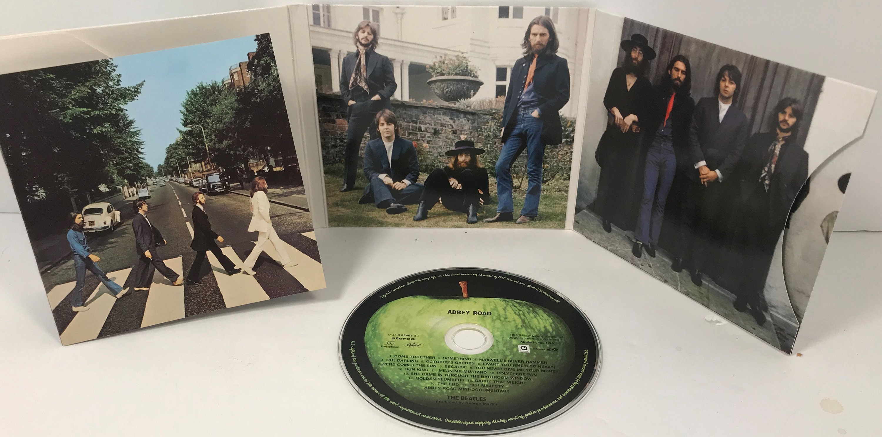 Vintage the Beatles Abbey Road Remastered Enhanced Digipak CD With Mini ...