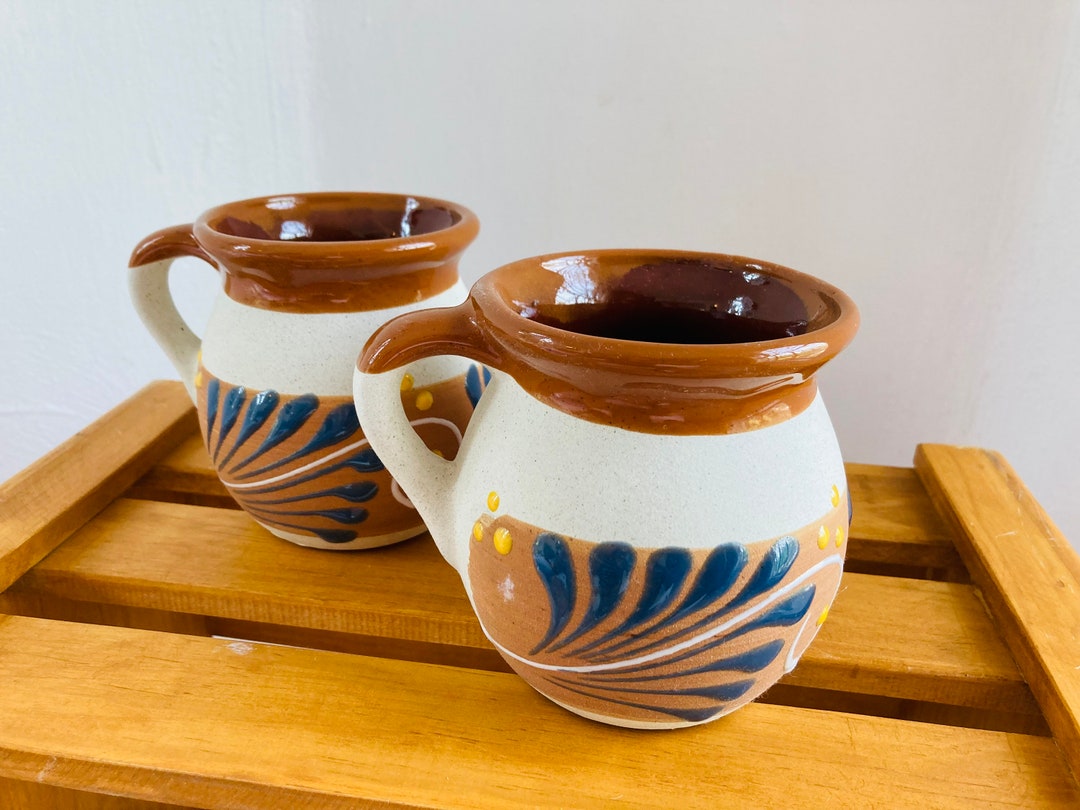 1 JARRITO Mexican Clay, Mexican Clay Cup, MEXICAN Cup HAND Painted ...