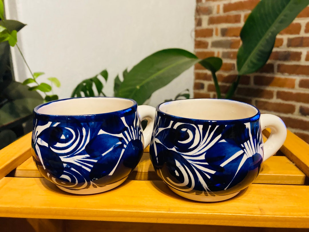 4 MEXICAN Cup, HAND Painted Mexican Clay Cup !!!wholesale!! - Etsy