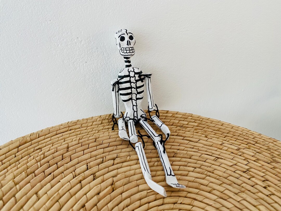 White Mexican Skeleton , CALACA, Made of Cardboard WHOLESALE TOO - Etsy