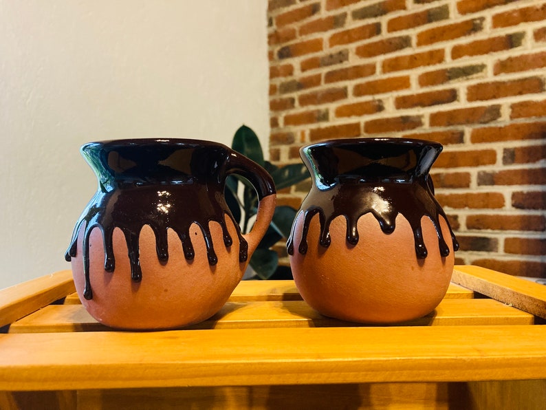 4 Mexican Clay JARRITOS, Mexica Cup, Mexican Clay, Mexican Clay Cup ...