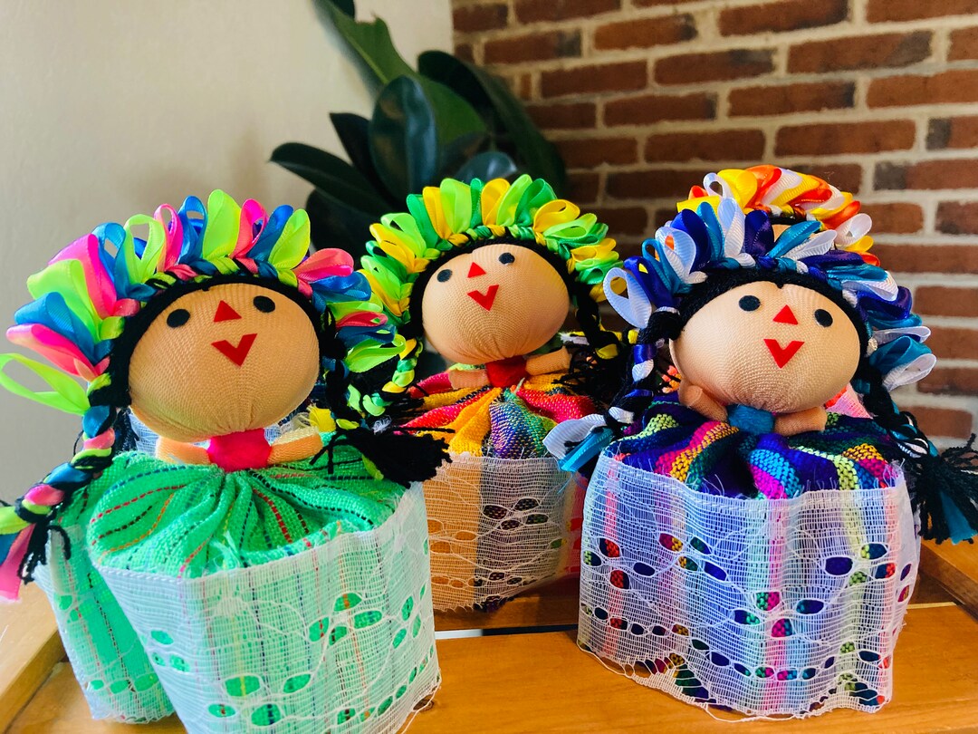 3 HANDMADE Dolls-lele Doll 6.5 Navida Tree Mexican - Etsy